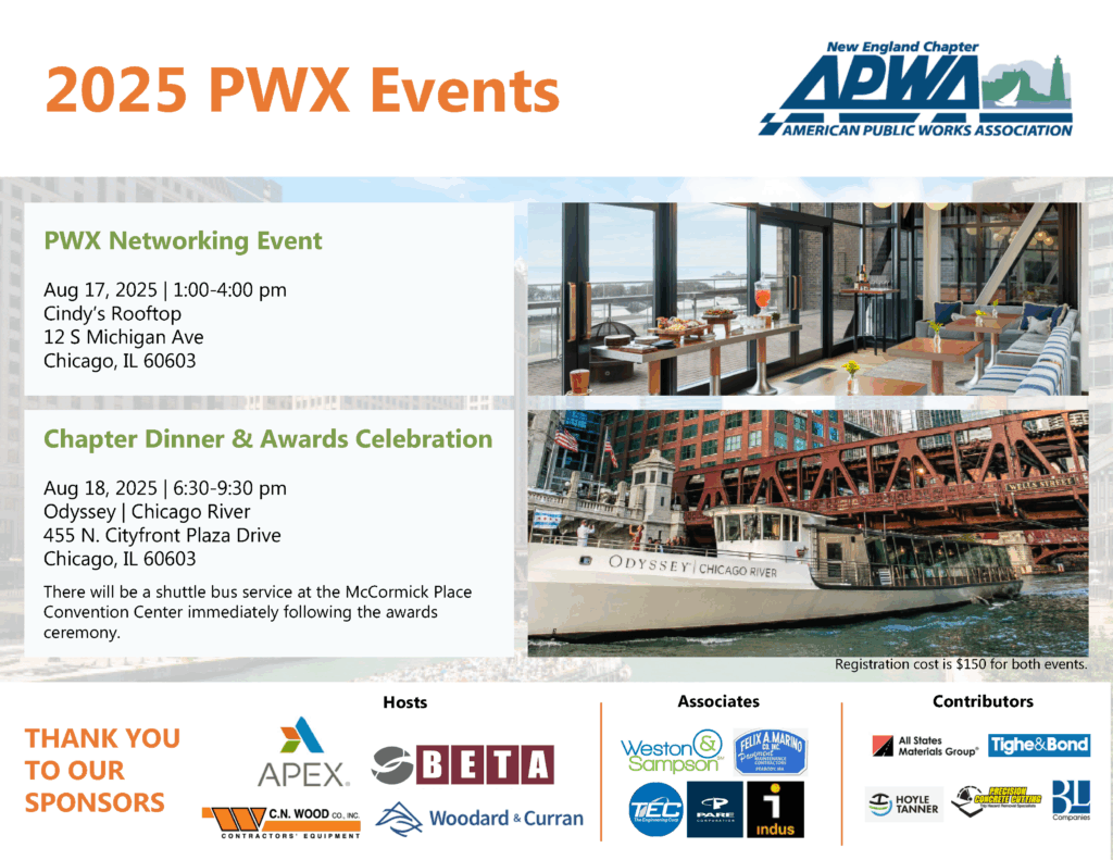 2025 PWX NEAPWA Chapter Events – APWA New England Chapter